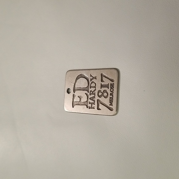 Ed Hardy | Accessories | Mens Ed Hardys 787 Melrose Dog Tag Silver And ...